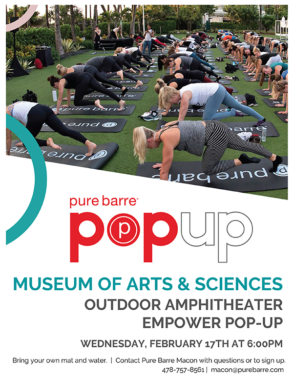 Pure Barre Pop-Up - Museum of Arts and SciencesMuseum of Arts and Sciences