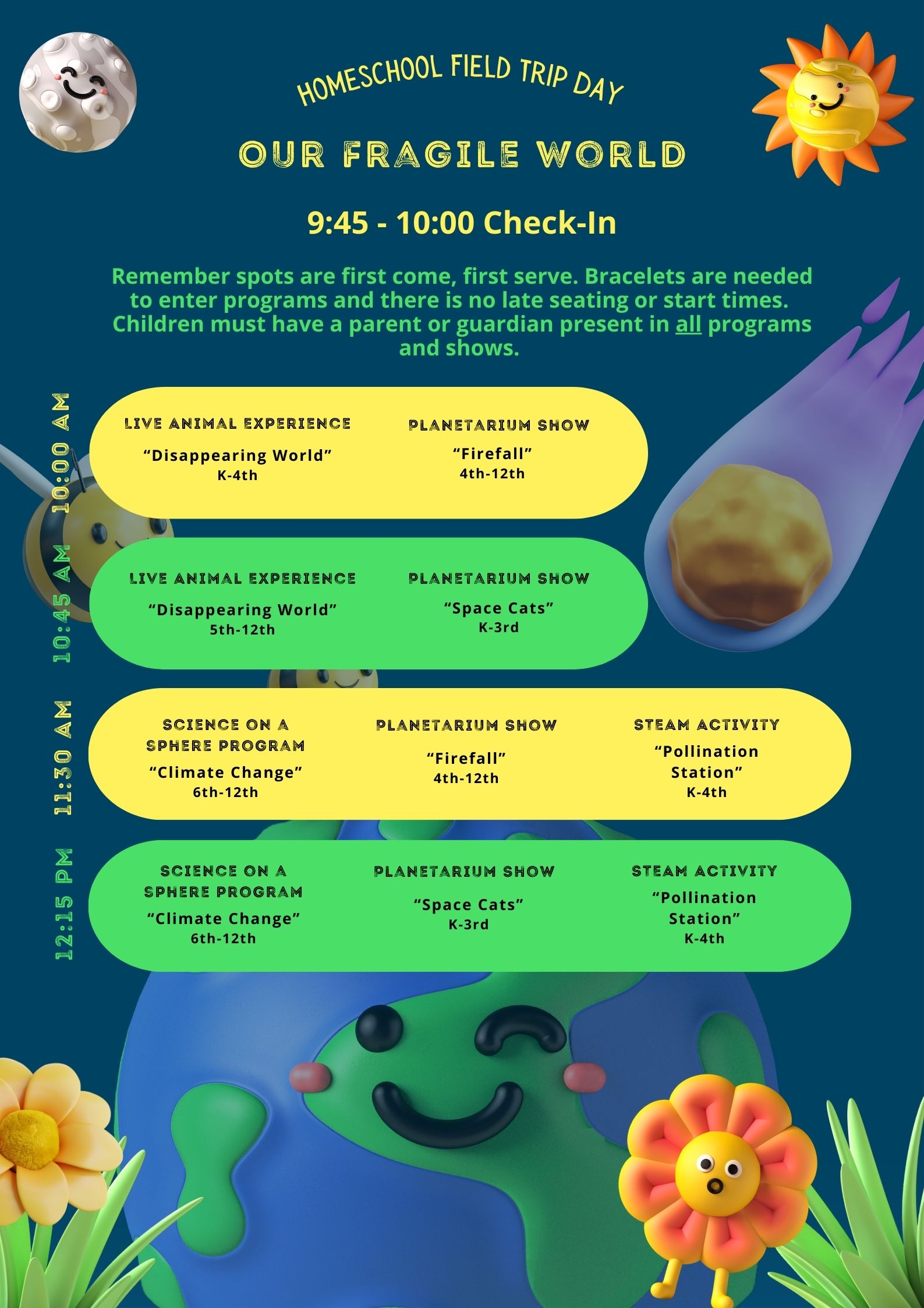 Home School Field Trip Day: Our Fragile World - Museum of Arts and ...