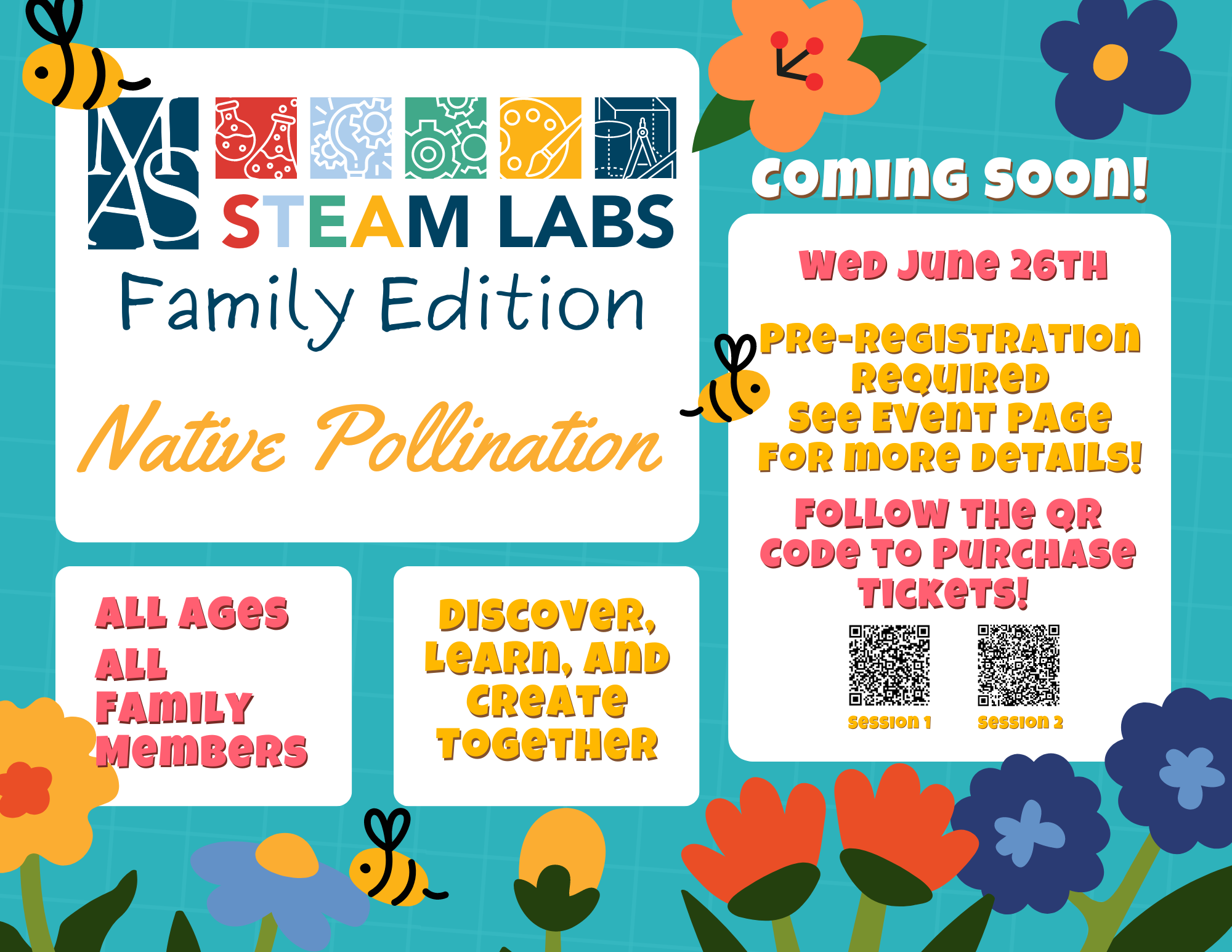 STEAM Labs- Family Edition: Native Pollination (Session 1) - Museum of ...